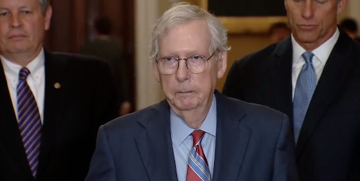 Mitch McConnell Suffers Cognitive Malfunction at Podium - Charlie Kirk